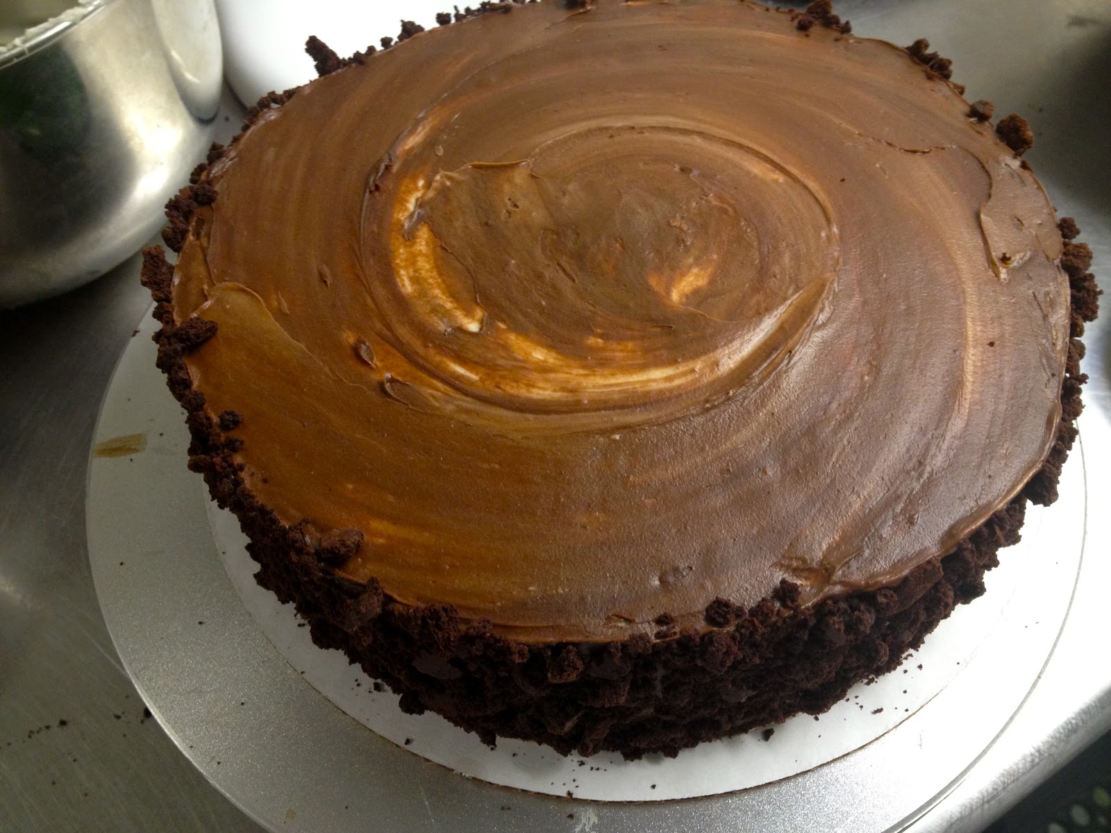 What The Hey! It's A Chocolate Tree Stump Cake