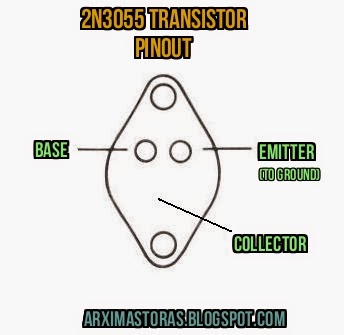2n3055 transistor pinout