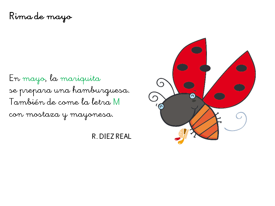 Maestra de infantil: Rima