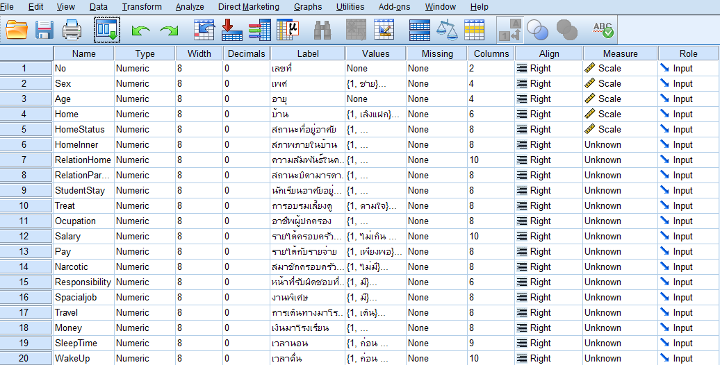 Stmath09 การสร้างและวิเคราะห์แบบสอบถามด้วย Spss