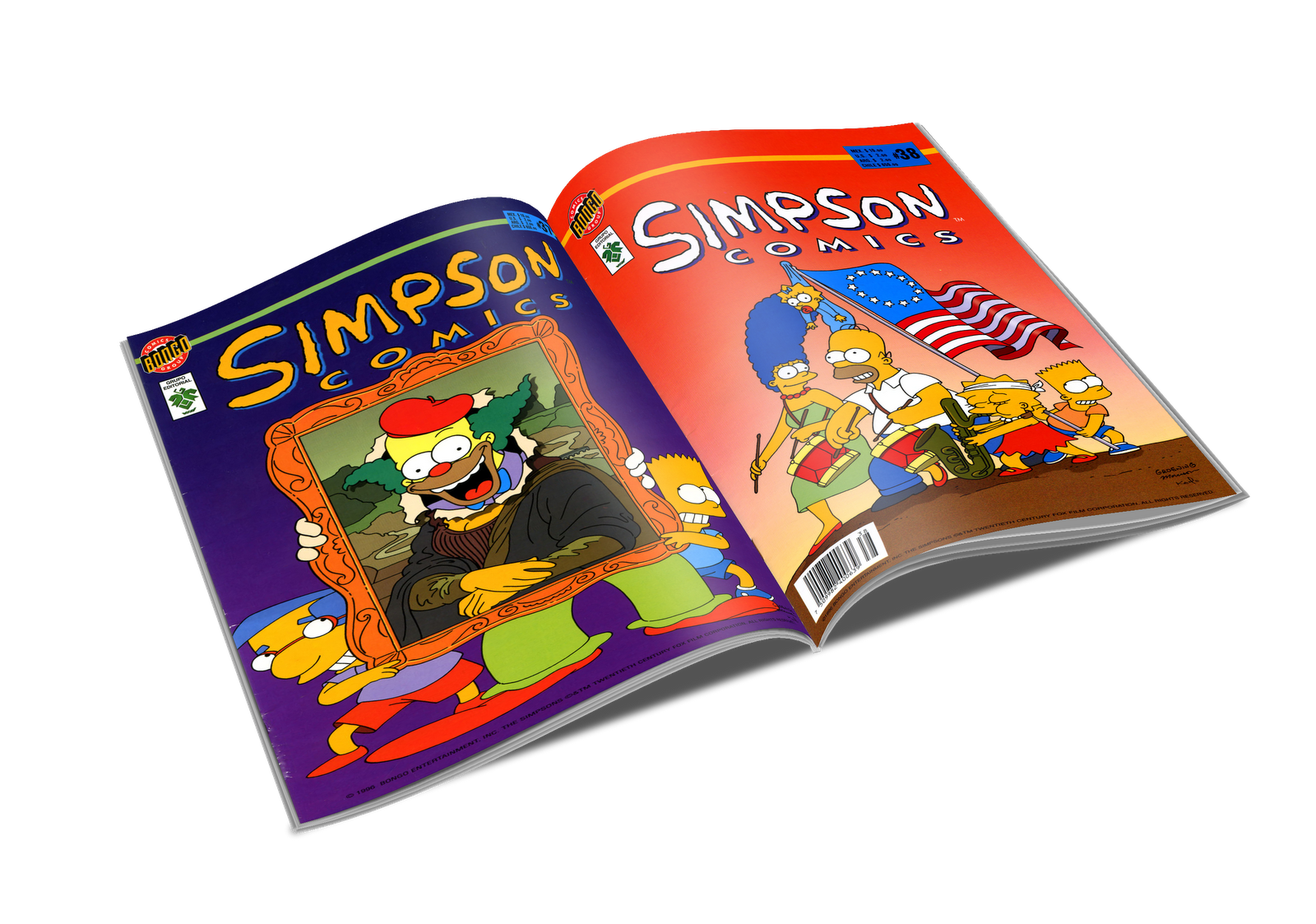 TM Recargado: Comics Los Simpsons 37 y 38