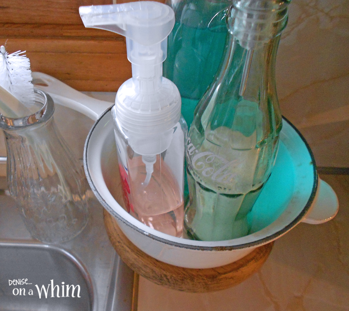 denise...on a whim: Vintage & Repurposed Kitchen Soap Station