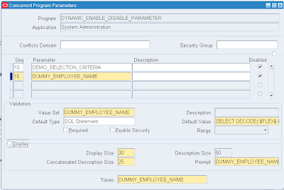 Learning SOA: Dynamically Enable disable parameters in a concurrent program