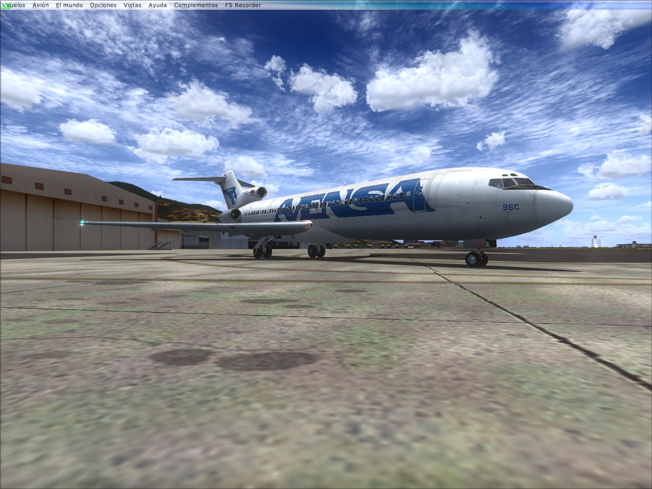 [FS2004/FSX/P3D] TDS Boeing 727-200 VIASA YV-128C - Avensa YV-96C Base Pack