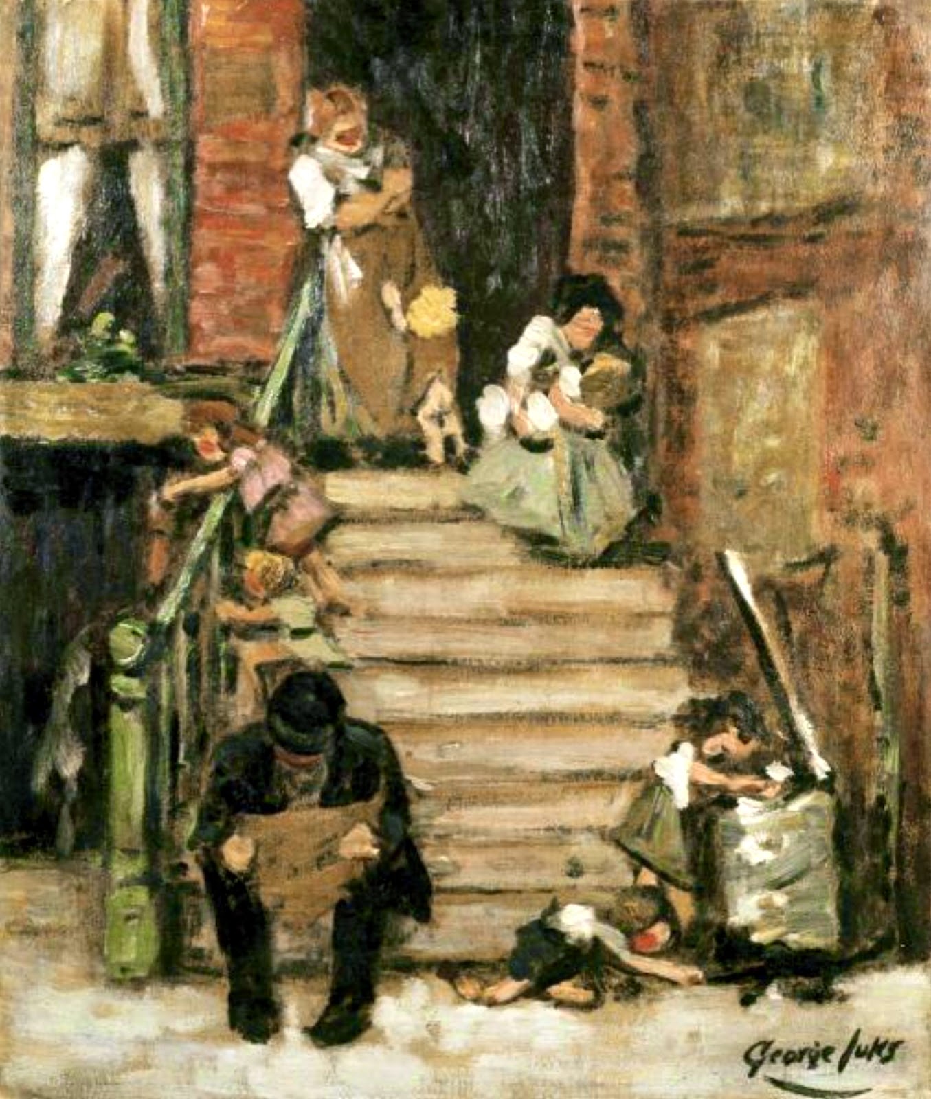 Reading and Art: George Benjamin Luks