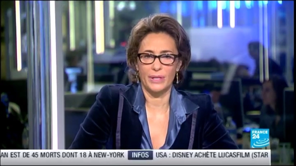 vuesalatele: [2012 10 31] ROSELYNE FEBVRE - FRANCE 24 - LE JOURNAL @05H45