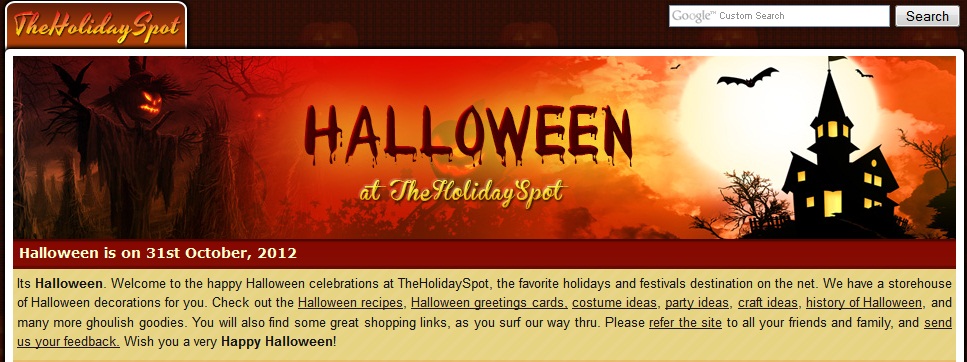 10 Best Halloween Websites ~ Web Designers Depot