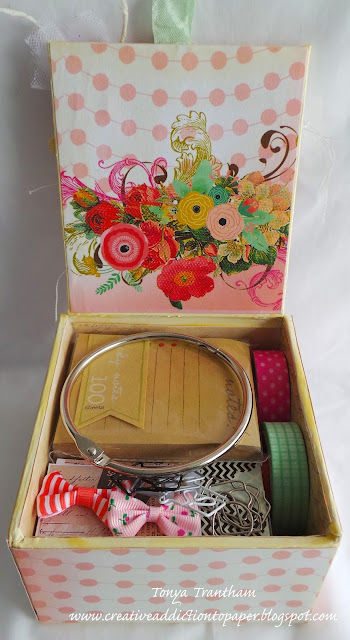Creative Addiction to Paper: Pretty in Pink Altered Cigar Box