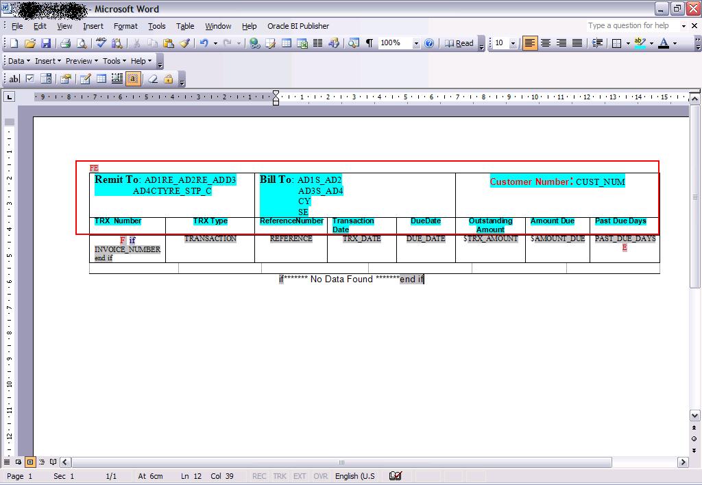 Oracle Applications: Displaying Header information in each of the Page ...