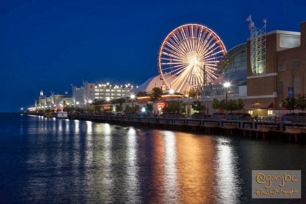 The Shy Photographer: Navy Pier at Night