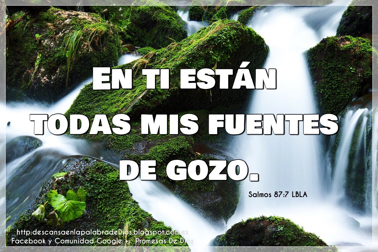 Promesas de Dios: Salmo 87:7