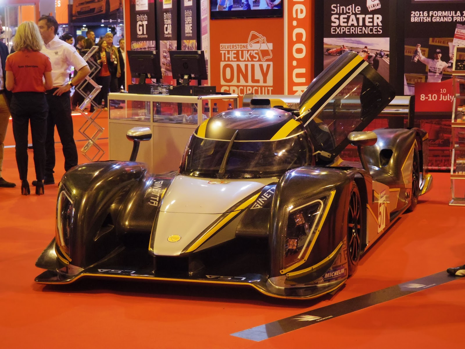 BRITISH GREEN YOKOHAMA BLOG: Ginetta G57 revealed in Birmingham ...