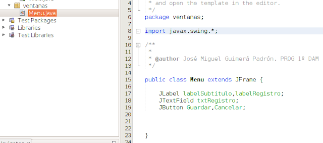 TutorialesJosem: Como Crear Ventana Java manualmente facilmente y sin ...