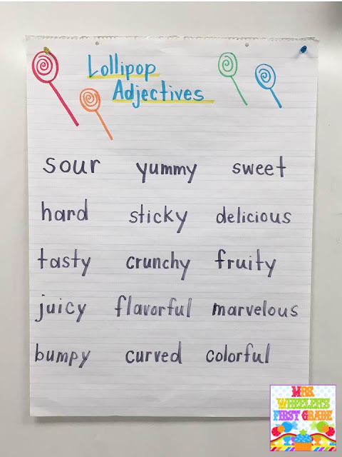 Mrs. Wheeler's First Grade Tidbits: Adjective Freebie