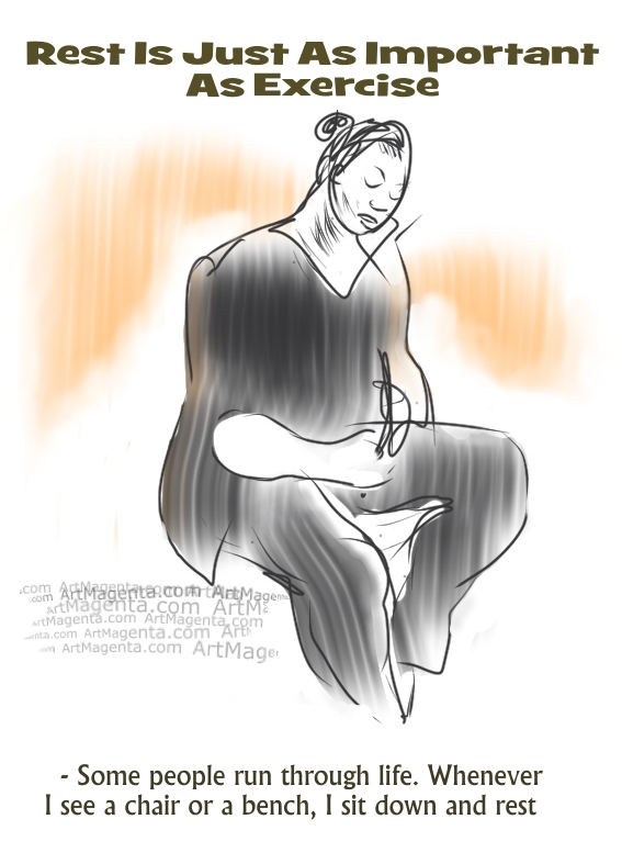 Gesture Drawings: Rest Is Just As Important As Exercise