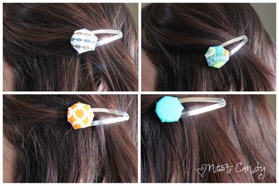 Nest Candy: DIY Spring Hair Barrettes