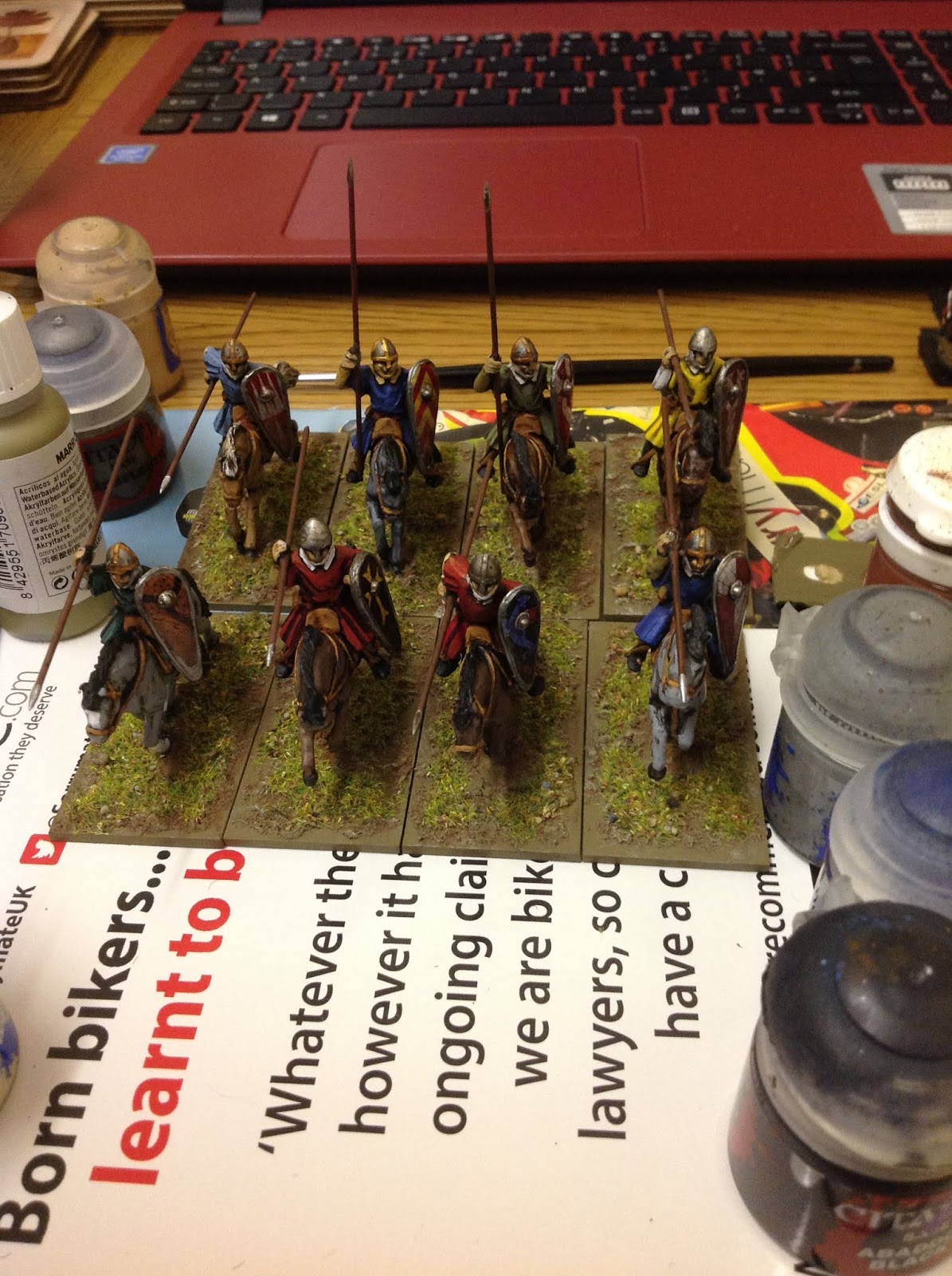 Blood, Fire and Death: 28mm Warlord Norman Cavalry