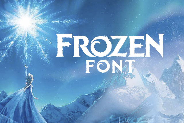 Cine1 Font: Free Font of FROZEN