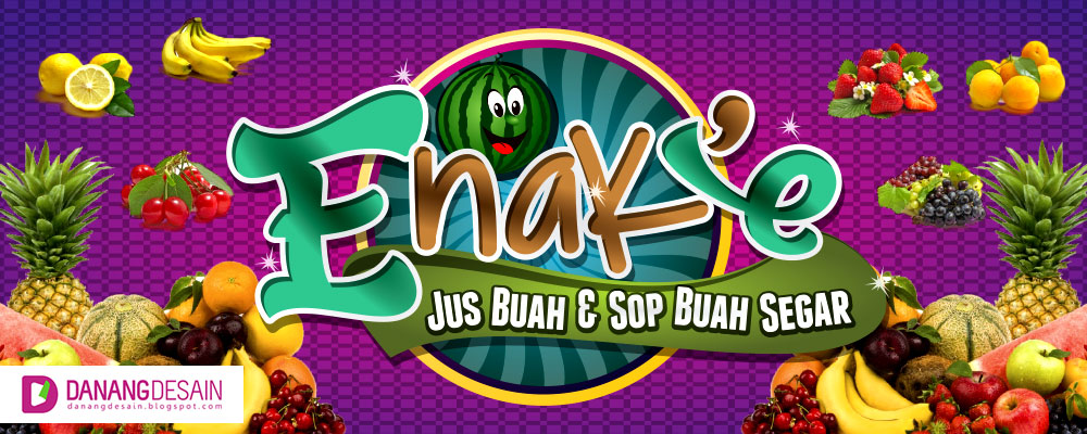 Contoh Desain Banner atau Spanduk Jus Buah dan Sop Buah Segar - Contoh ...