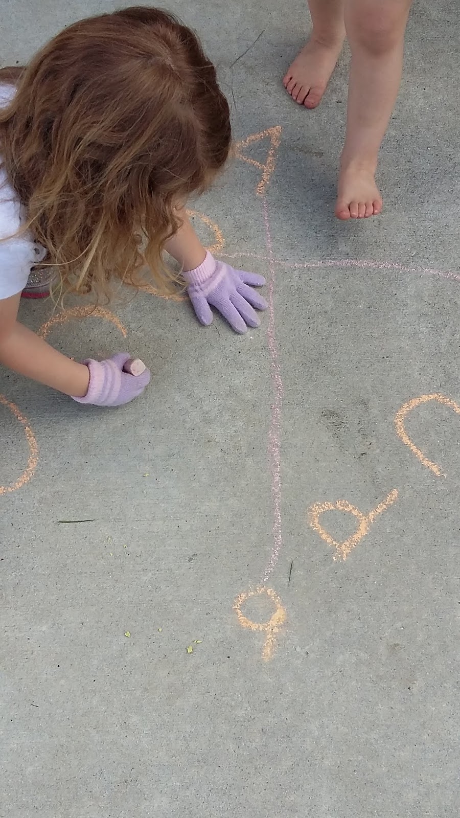 Outside Activities with Chalk