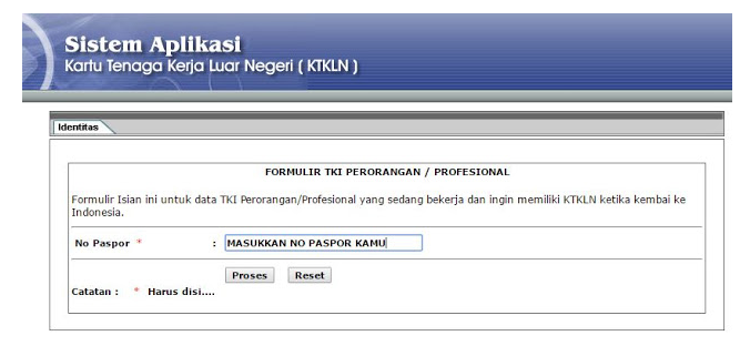 Cara Daftar E-KTLN Secara Online - Suara TKI