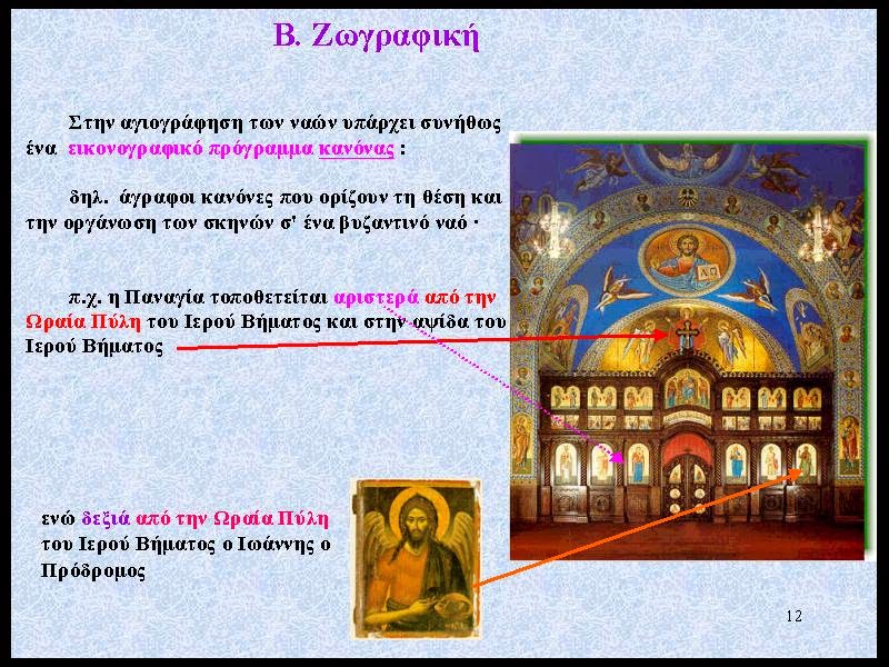 Βυζαντινός πολιτισμός:Ζωγραφική