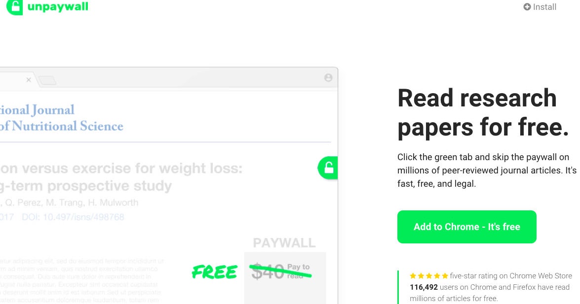 Se Sci-Hub non funziona, provate con Unpaywall e OpenAccessButton