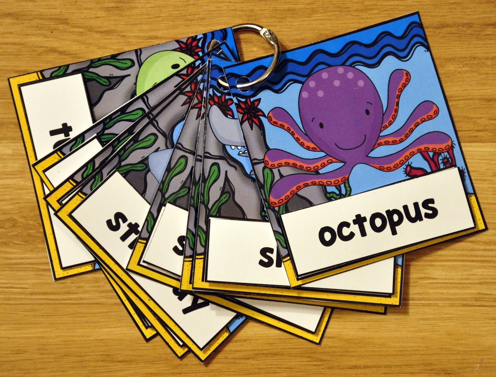 File Folder Heaven Blog: In the Deep Blue Sea Adapted Book and ...