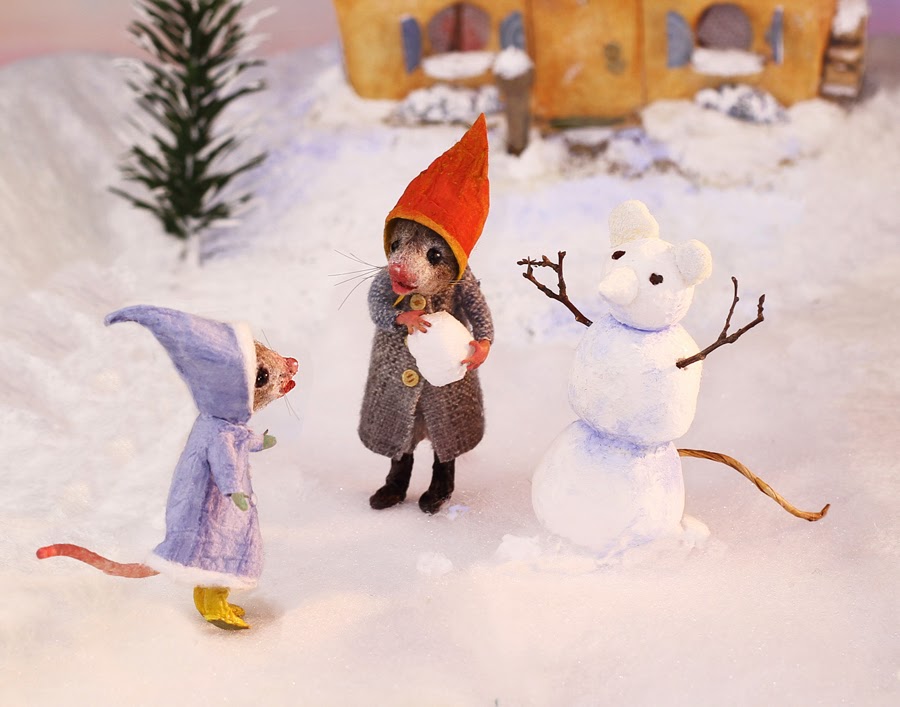 MousesHouses: snow mouse