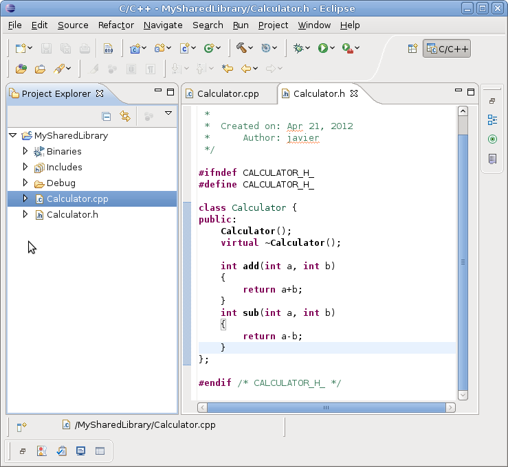 Linux, C++ and other Tortures: Unit Testing with CppUnit and Eclipse Linux, C++ and other Tortures: Unit Testing with CppUnit and Eclipse