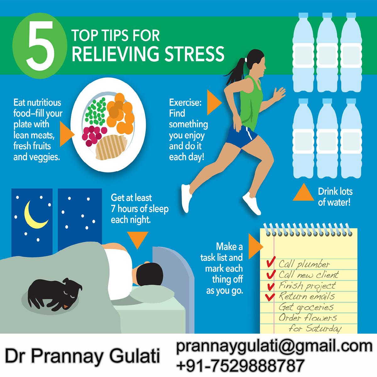 5 top tips for relieving stress