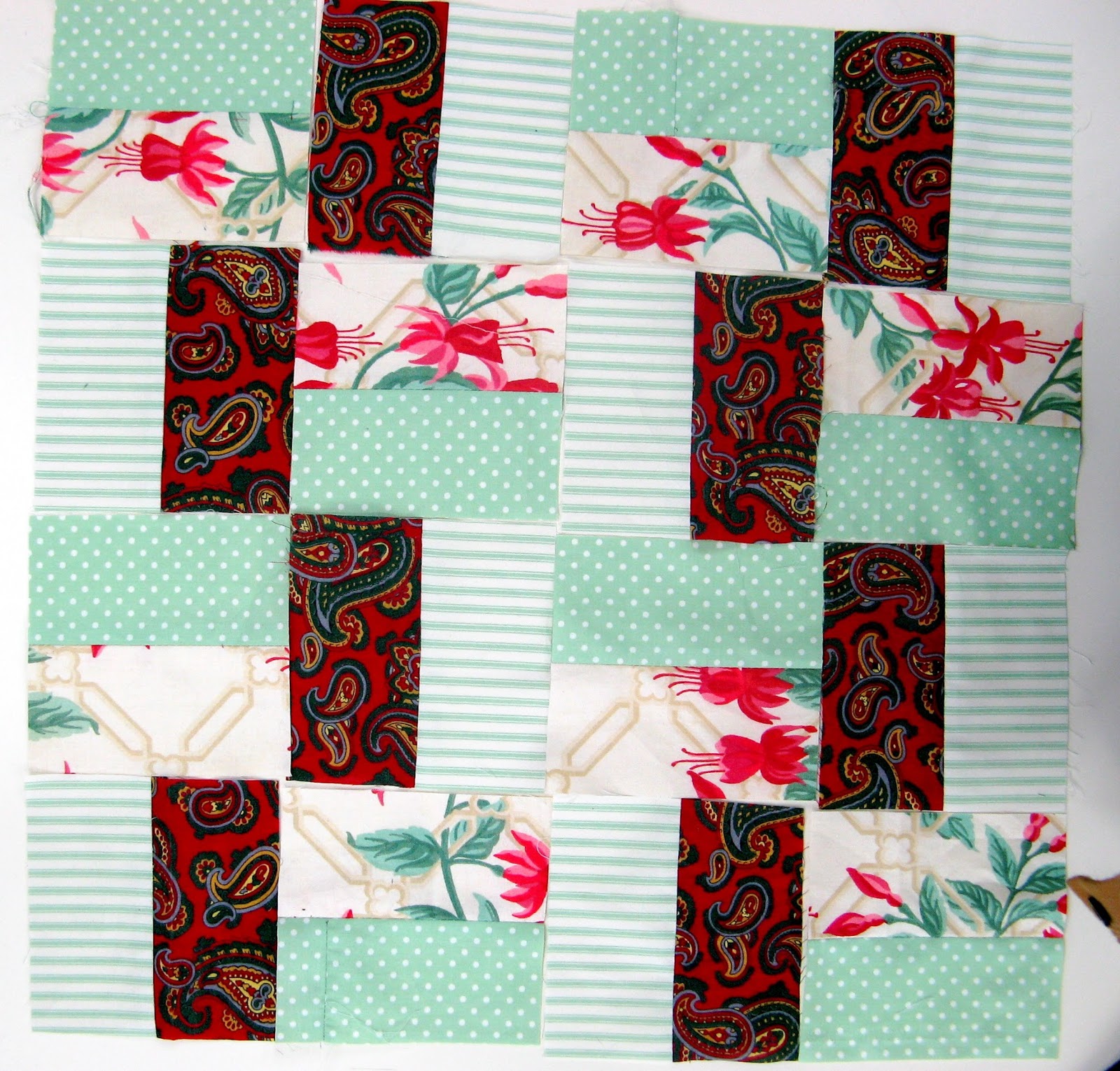 Crafting at the Cottage: Strip Patchwork