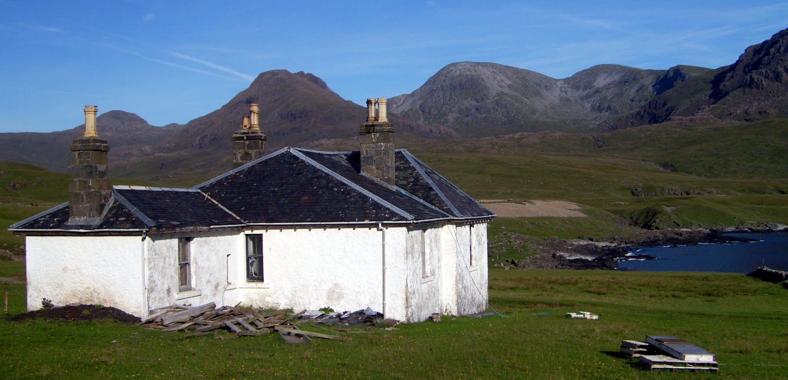 Tour Scotland: Tour Scotland Photograph Cottage Isle Of Rum