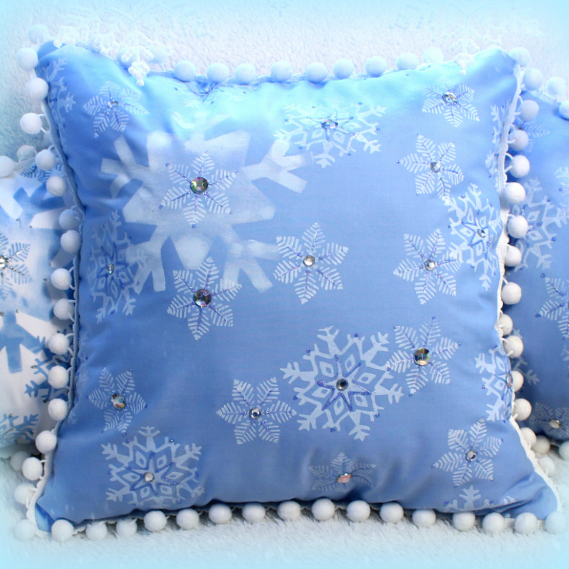 Mark Montano: Snowflake Pillows!