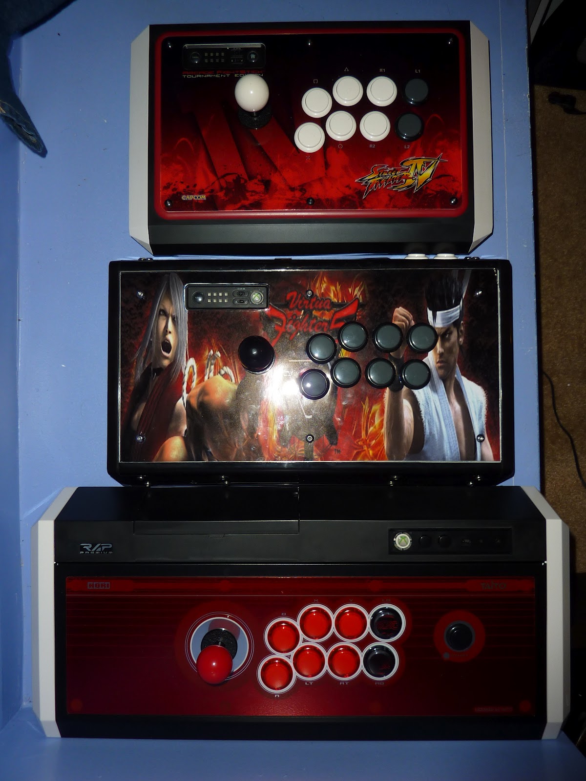 Akihabara Arcade Games: Arcade Stick Size Comparison - Hori VLX, Street ...