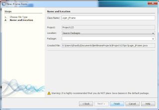 Java Programming Menggunakan Netbeans: Membuat Login Form di Netbeans