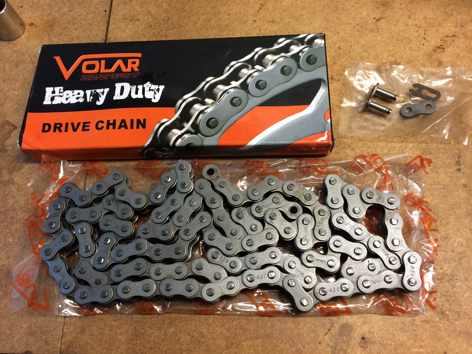 Product Review - Volar Heavy Duty Drive Chain for the CT90