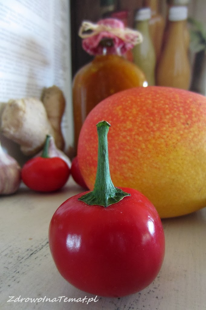 Zdrowo i na temat...: Domowy SŁODKI SOS CHILLI z MANGO - kuchnia orientalna