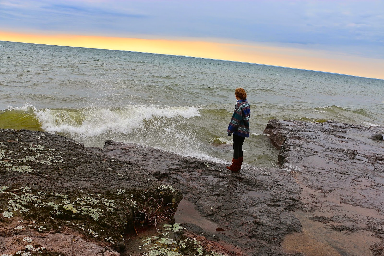 Russman's spot: Wave Running on Lake Superior