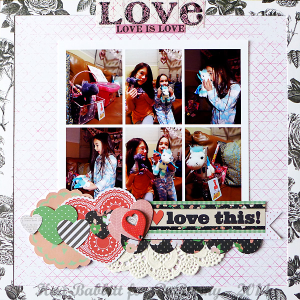 The BoBunny Blog: More Love Layouts