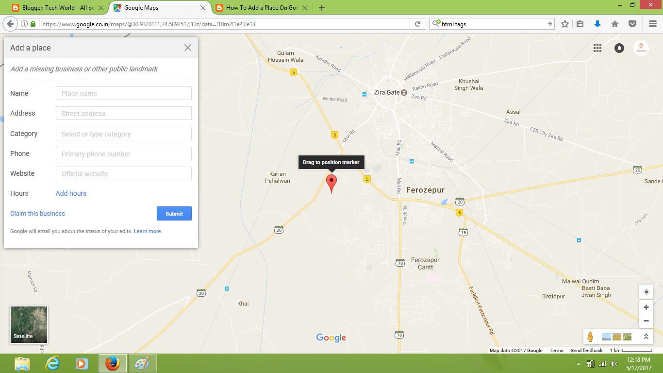 How To Add a Place On Google Map | Technical Gadget