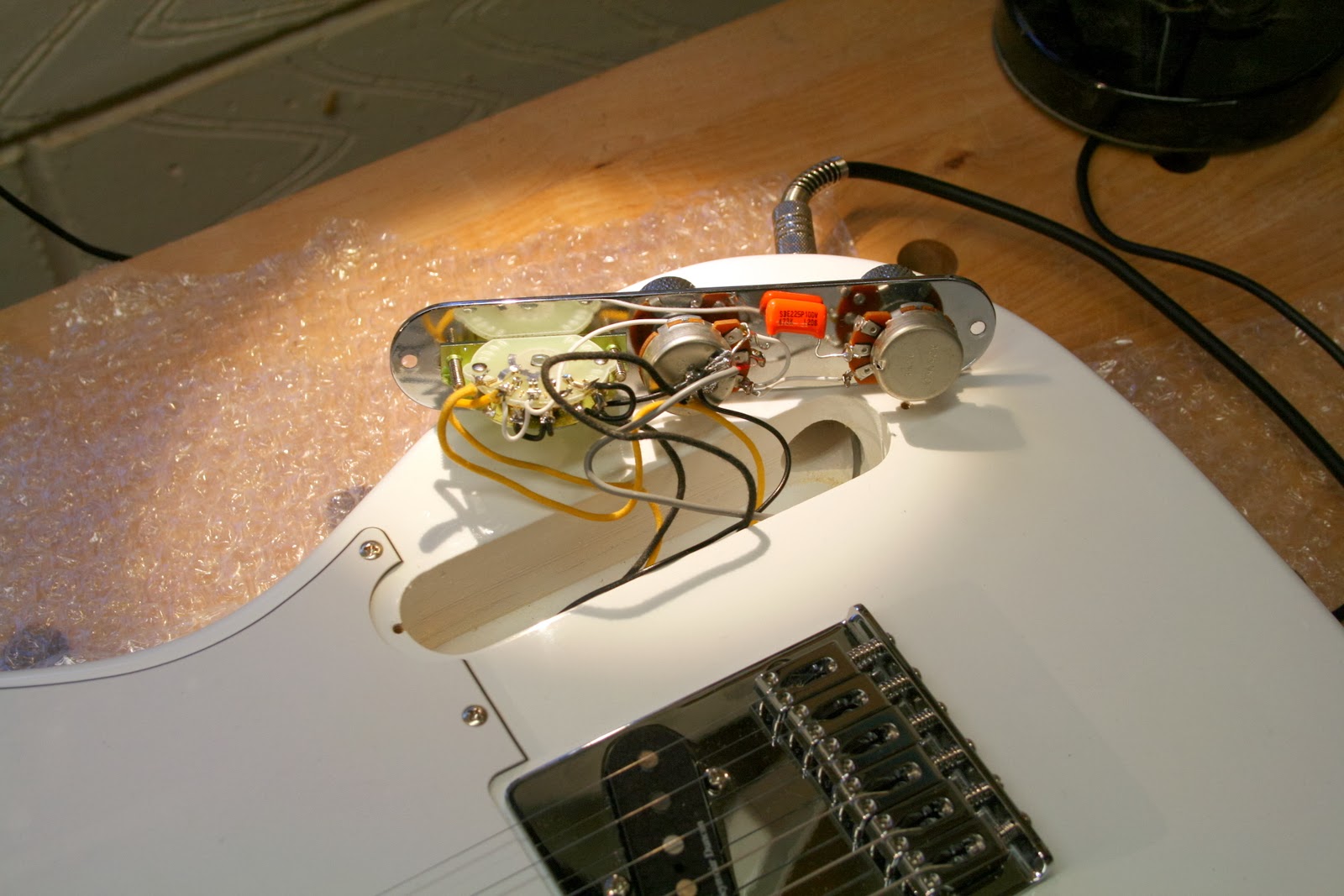 TMc Woodworks: Telecaster Style Guitar Build - Part 3 - Electronics ...
