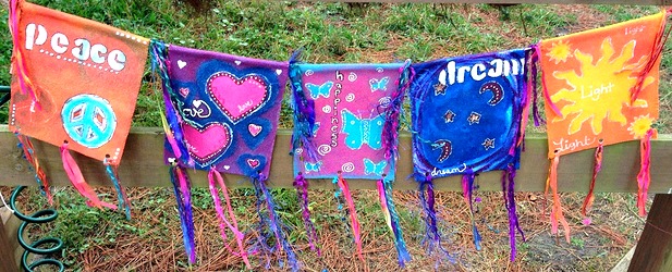 1000+ images about DIY Prayer Flags on Pinterest | Prayer flags, Flags ...