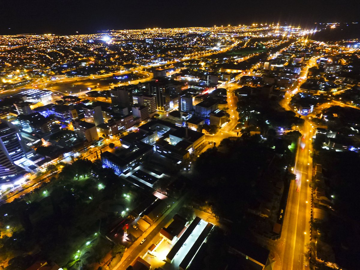 News from Southern Africa & Namibia: Namibia: Windhoek by night ...