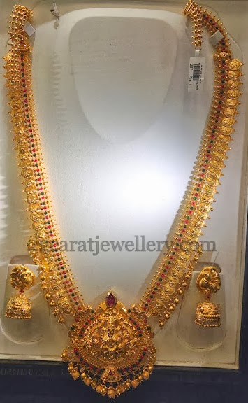 Traditional Bridal Kasu Mala - Jewellery Designs