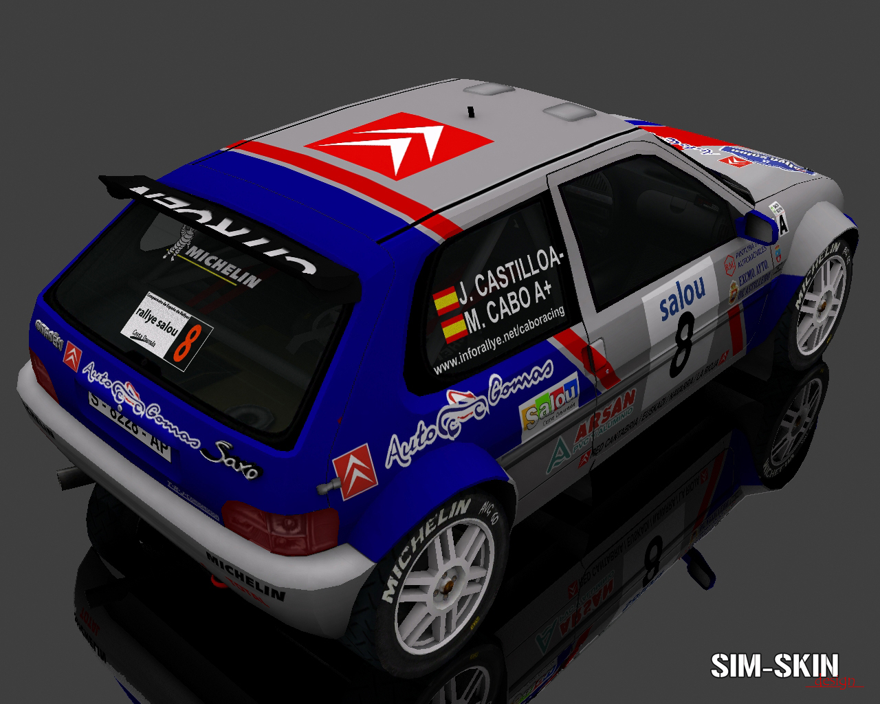 Chr Productions: Citroen Saxo Kit Car - Manolo Cabo - Rallye de Salou 2001