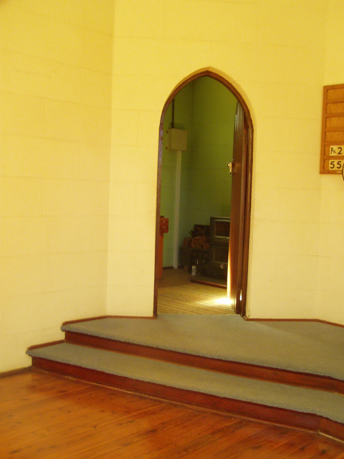 LIFE AT SAINT ANDREWS: The VESTRY ROOMS.