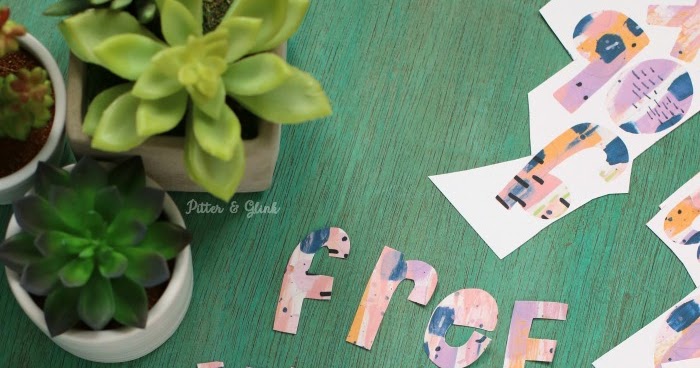 PitterAndGlink: Free Printable Wonky Alphabets for Journaling + Planning