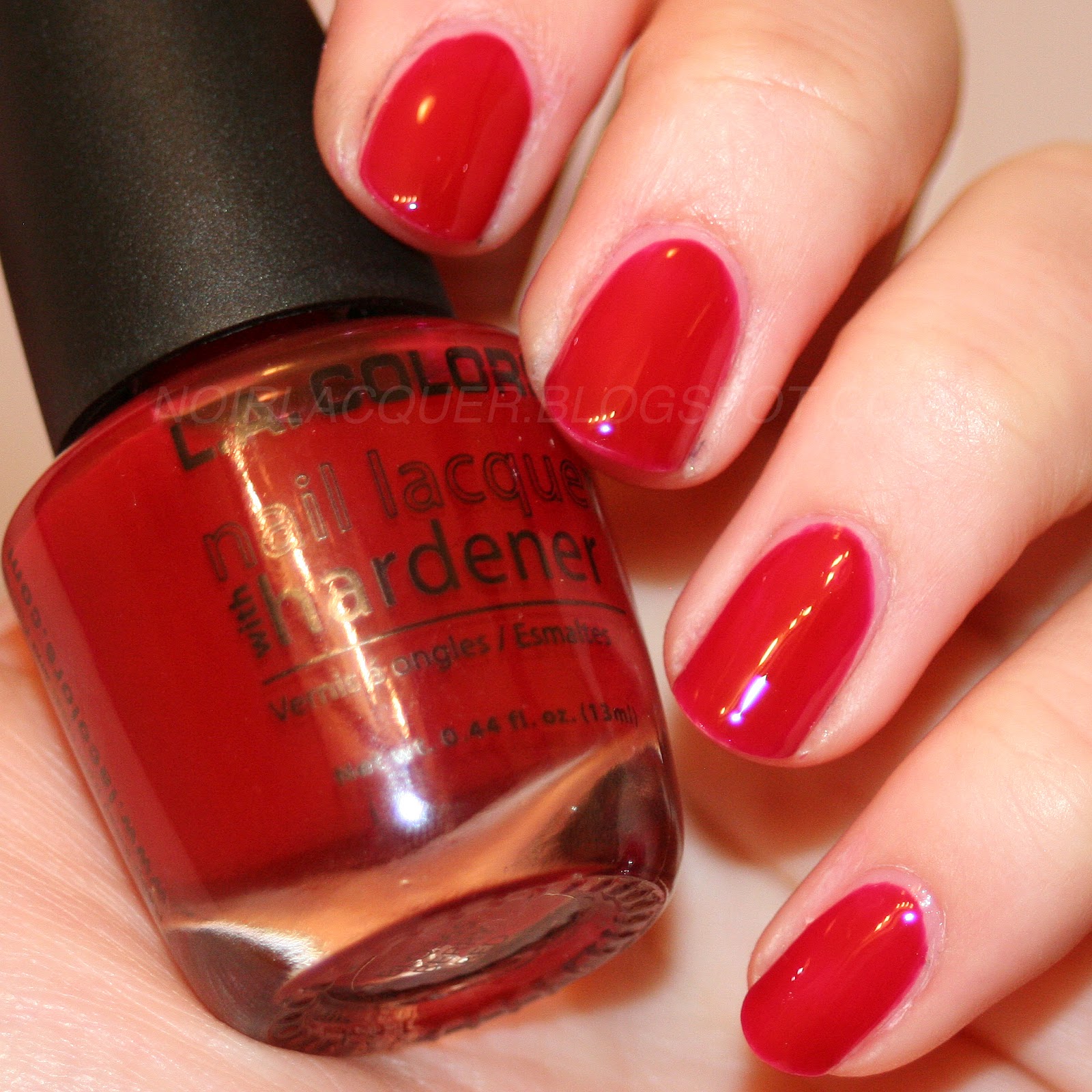 NOIR LACQUER: L.A. Colors Berry Red