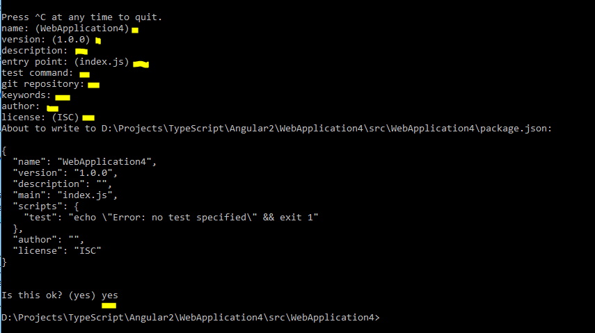 Setting Up Angular 2 with Visual Studio 2015 - ASP.NET Core